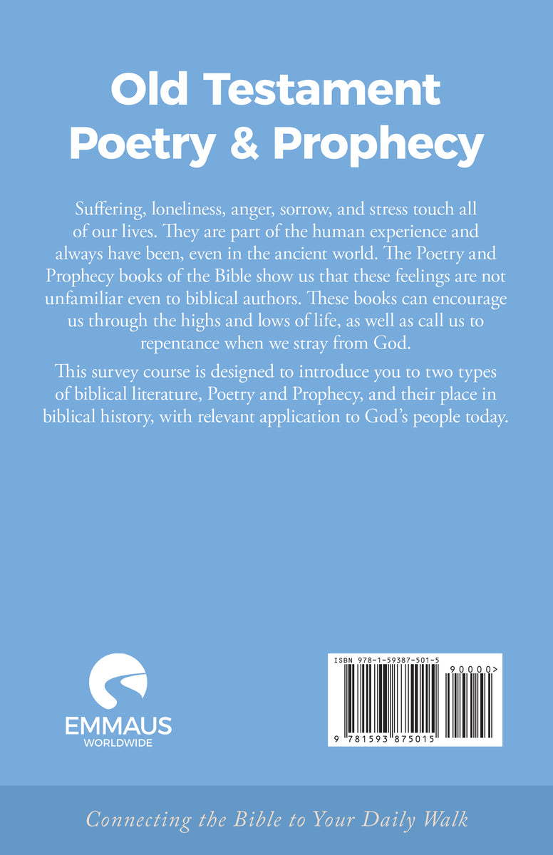 Old Testament Poetry & Prophecy – Emmaus Worldwide